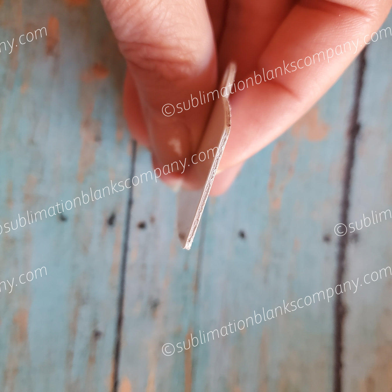 2-sided Rectangle License Plate Pet ID Tag Sublimation/Laserable Blank ...