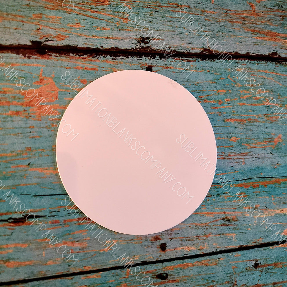 Round or Rectangle Aluminum Refrigerator Magnet Sublimation Blank. Las ...