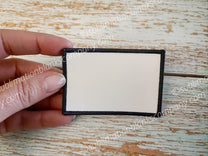 Rectangle Hat Patch Sublimation Blank (Small and Large Size ...