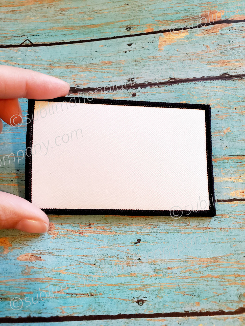 Rectangle Hat Patch Sublimation Blank (Small and Large Size ...