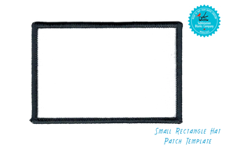 Rectangle Hat Patch Sublimation Blank (Small and Large Size ...