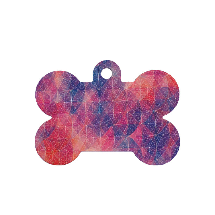 2-sided Dog Bone Shape Dog Pet ID Tag Aluminum Metal Sublimation/Laser ...